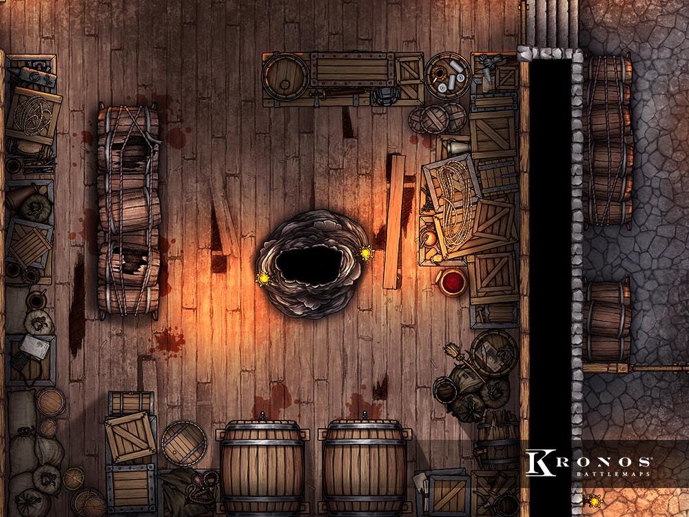 Evil Cult Basement Hideout, 4k Dnd Battle Map, (digital Map) - Etsy