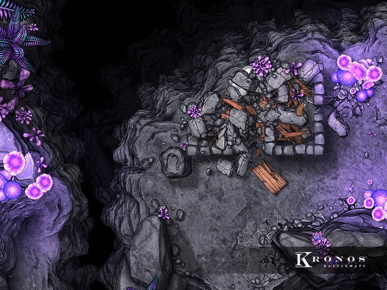Underdark Serpents Pass Battle Map: 40x30 Dnd 5e (digital Map) - Etsy