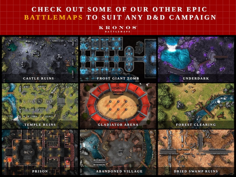 Castle Ruins Battlemap: RPG Encounter Map (digital Download) - Etsy