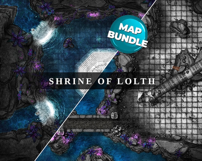 10 Twisting Caverns Battle Maps, Underdark, Battle Map, Pathfinder, D&D ...