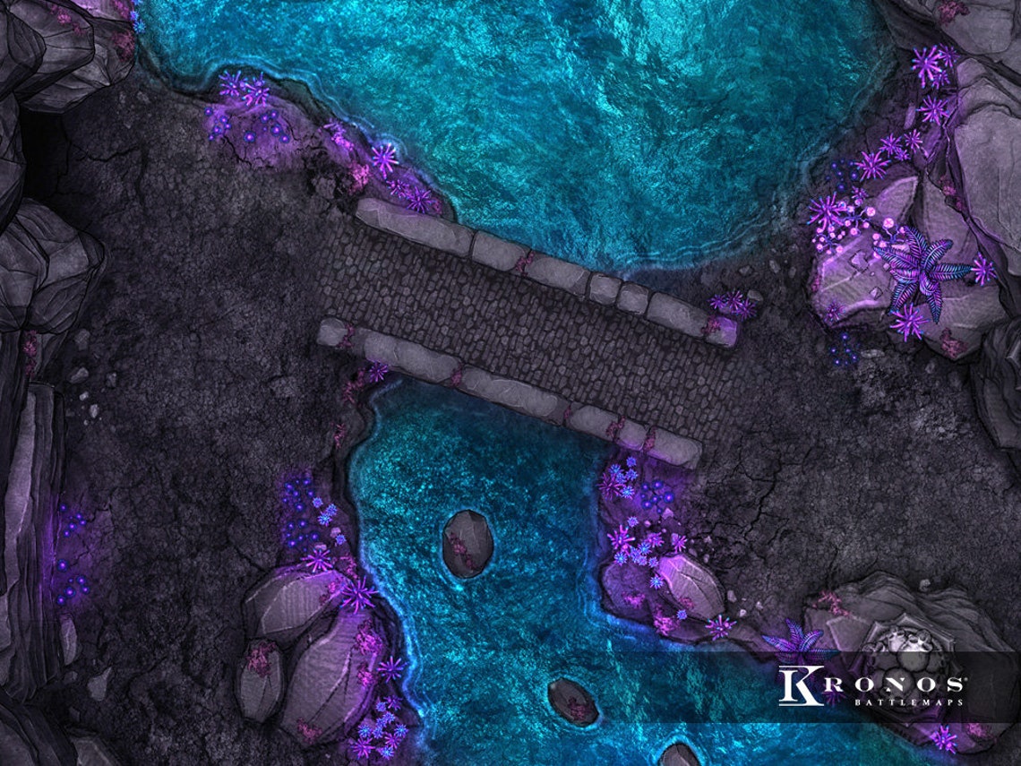 The Underdark Digital Battlemap, Dnd Battle Map, D&D, Dungeons and ...