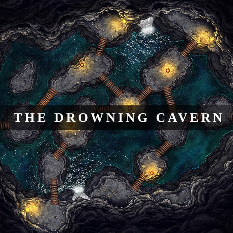 Cave Map Dnd - Etsy