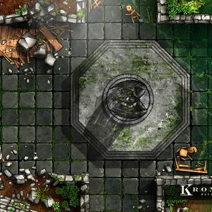 Swamp Ruins 3 - Battlemap, Dnd Battle Map, Battle Map, Dungeons and ...