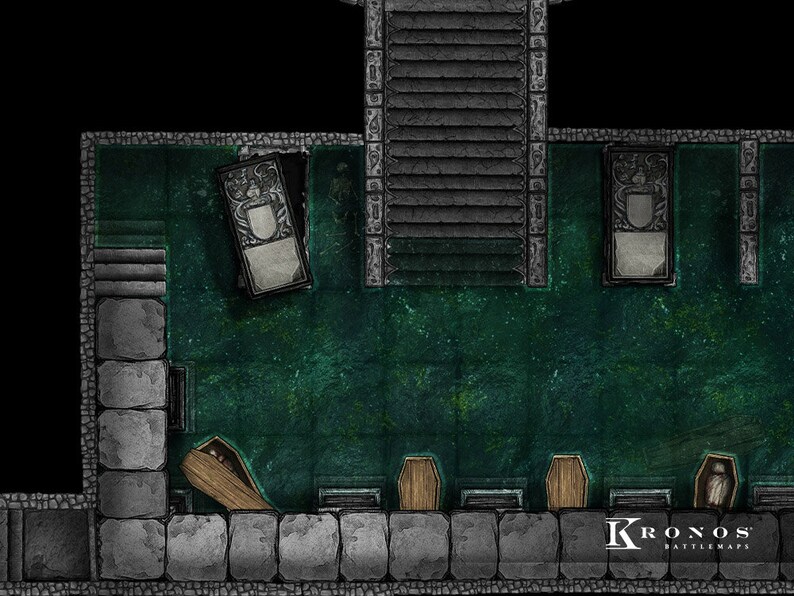 Catacombs Battlemap Dnd Battle Map D&D Battle Map Dungeons - Etsy New ...