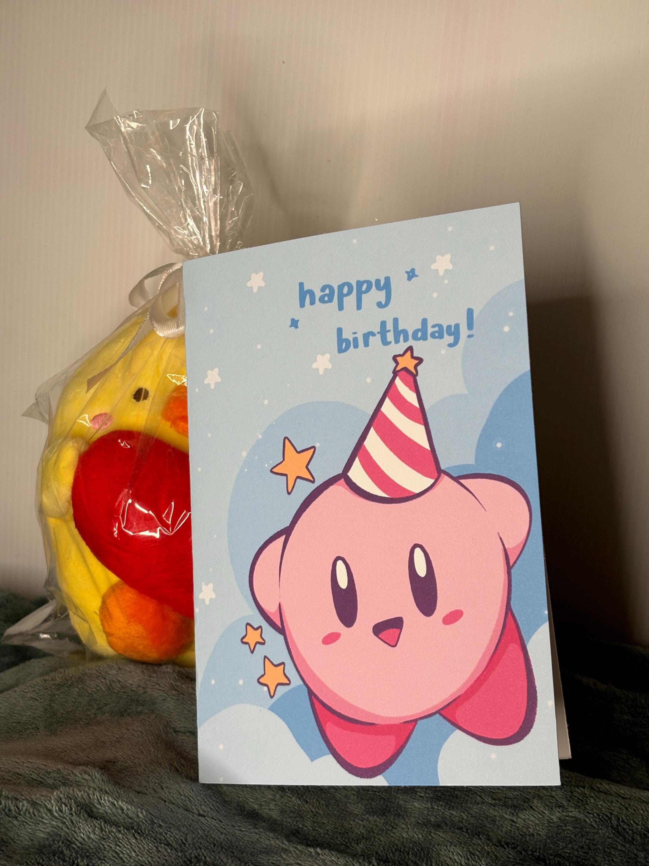 Printable Kirby Birthday Cards Bundle– Cute Digital Download Greeting ...