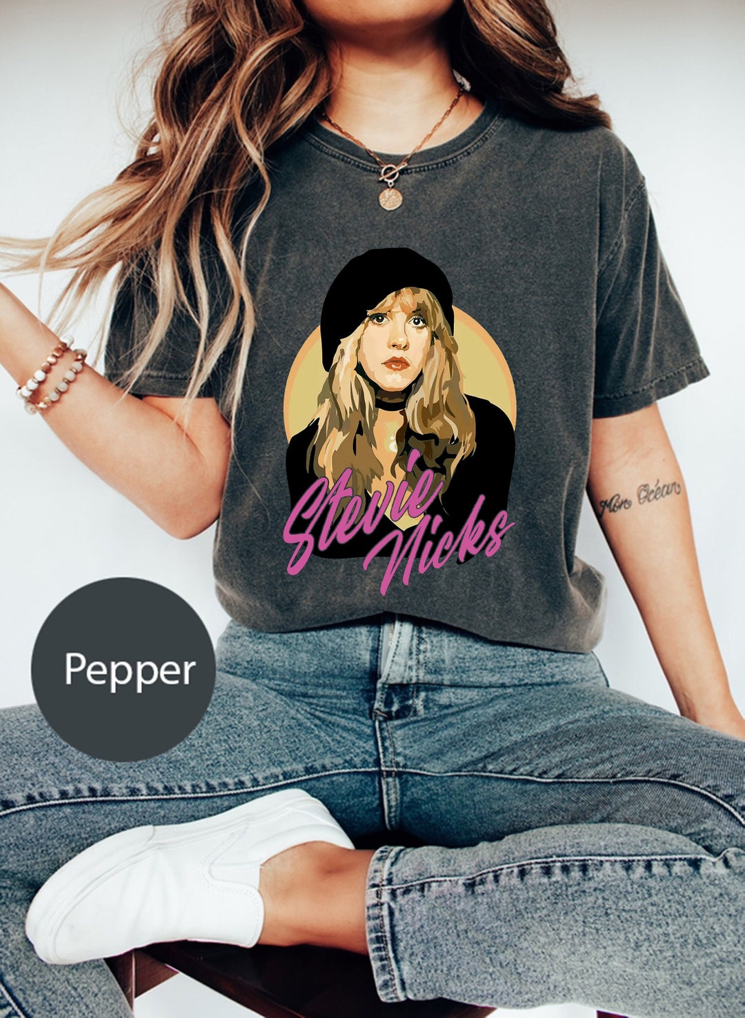 Retro Stevie Nicks Shirt, Stevie Nicks Fan T-shirt, Stevie Nicks Gift ...
