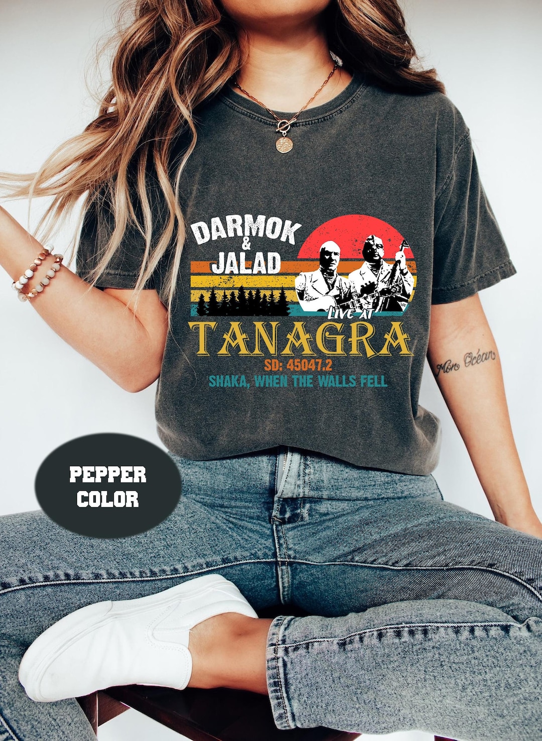 Darmok and Jalad at Tanagra September 1991 Vintage Funny Comfort Colors ...