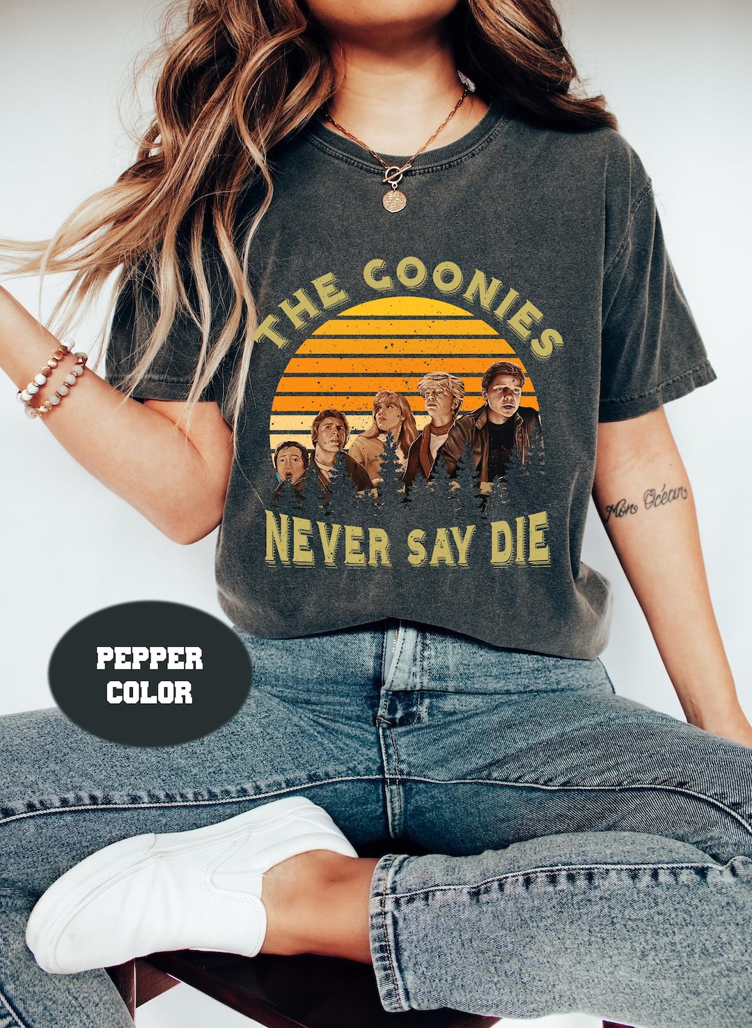 Never Say Die the Goonies Comfort Colors Shirt, the Goonies Shirt ...