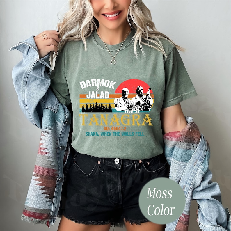 Darmok and Jalad at Tanagra September 1991 Vintage Funny Comfort Colors ...