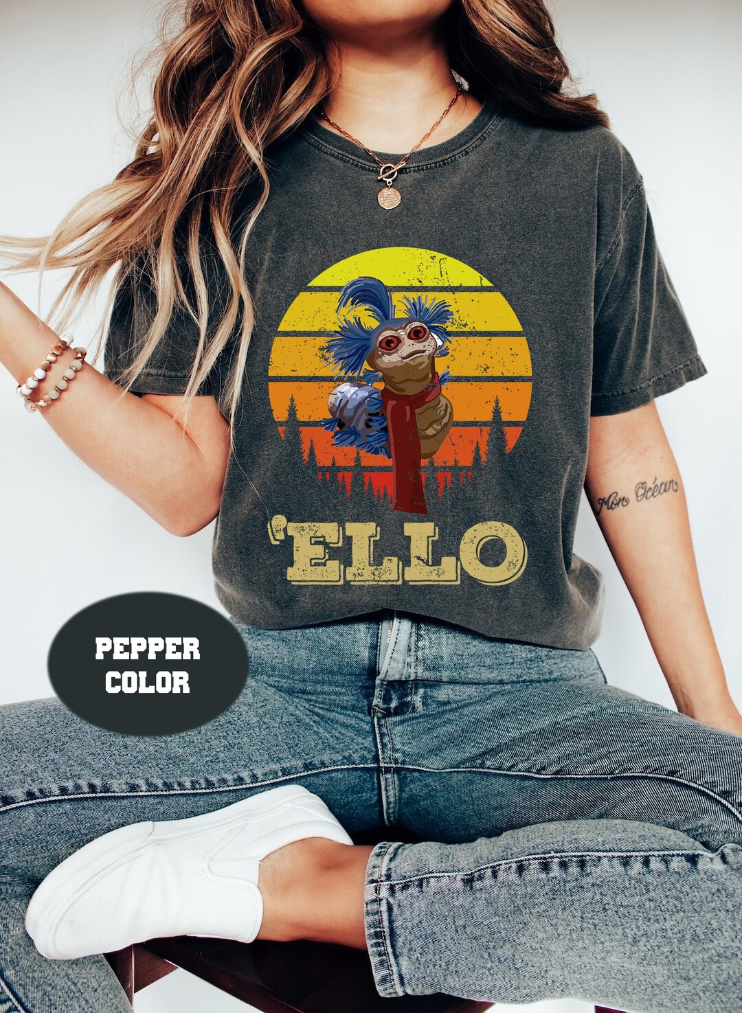 Ello Worm Labyrinth Vintage Comfort Colors T-shirt, Labyrinth Shirt ...