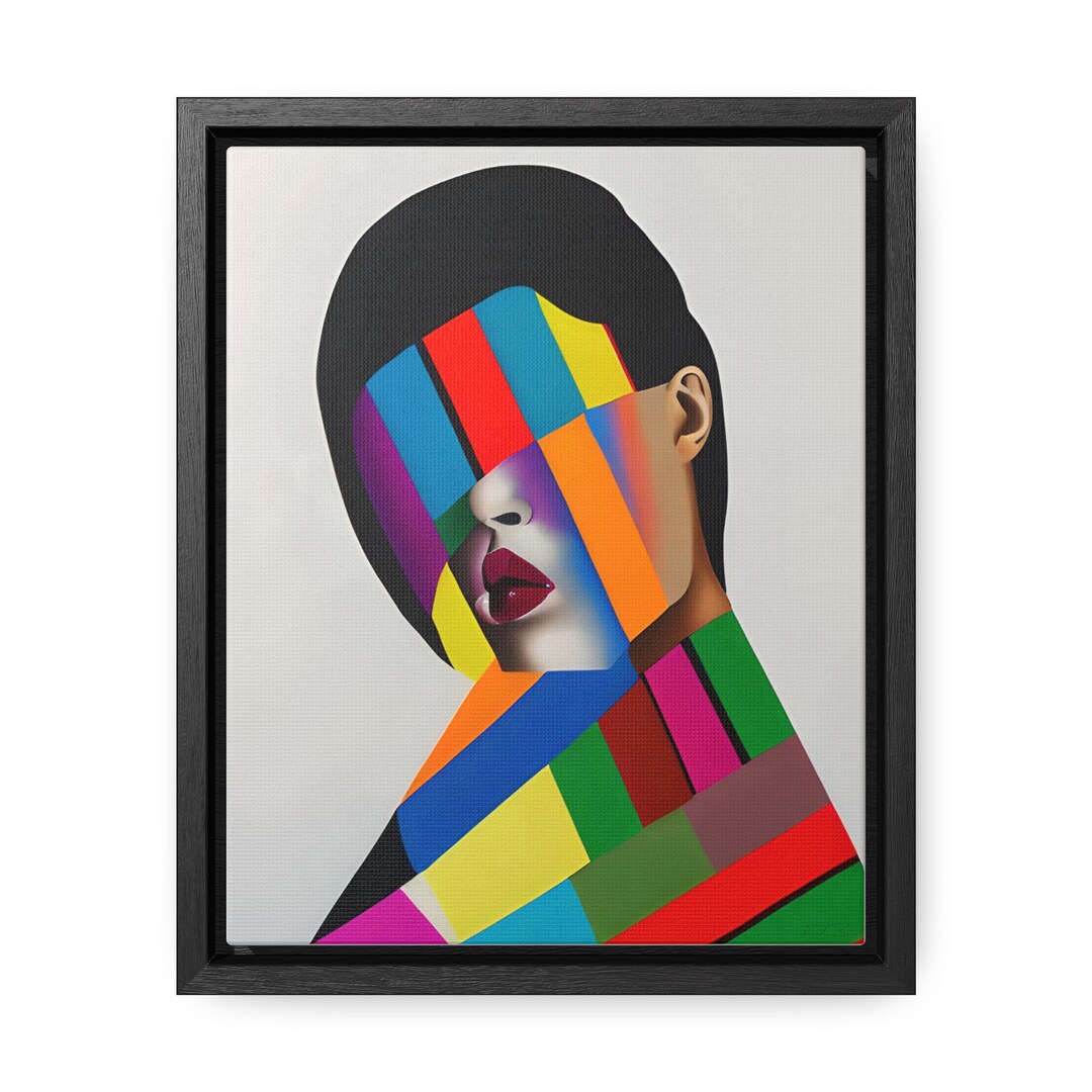 DESTINY | Framed Canvas Print | Abstract Modern Art | Dopamine Art ...