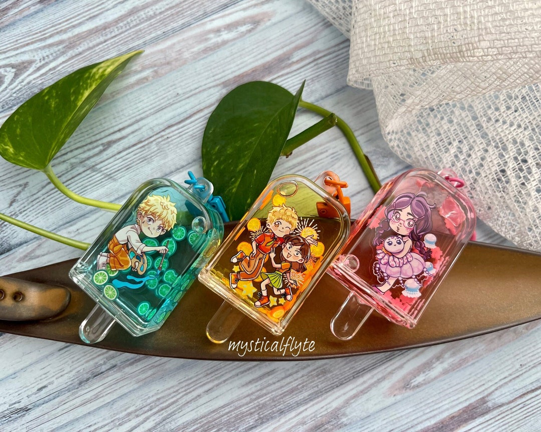 Anime/manga 2.5" 3D Oil-filled Popsicle Charms - Etsy