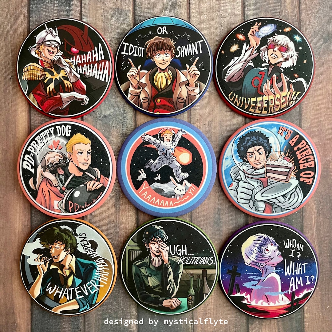 Sci-fi Science Fiction Anime Buttons - Etsy