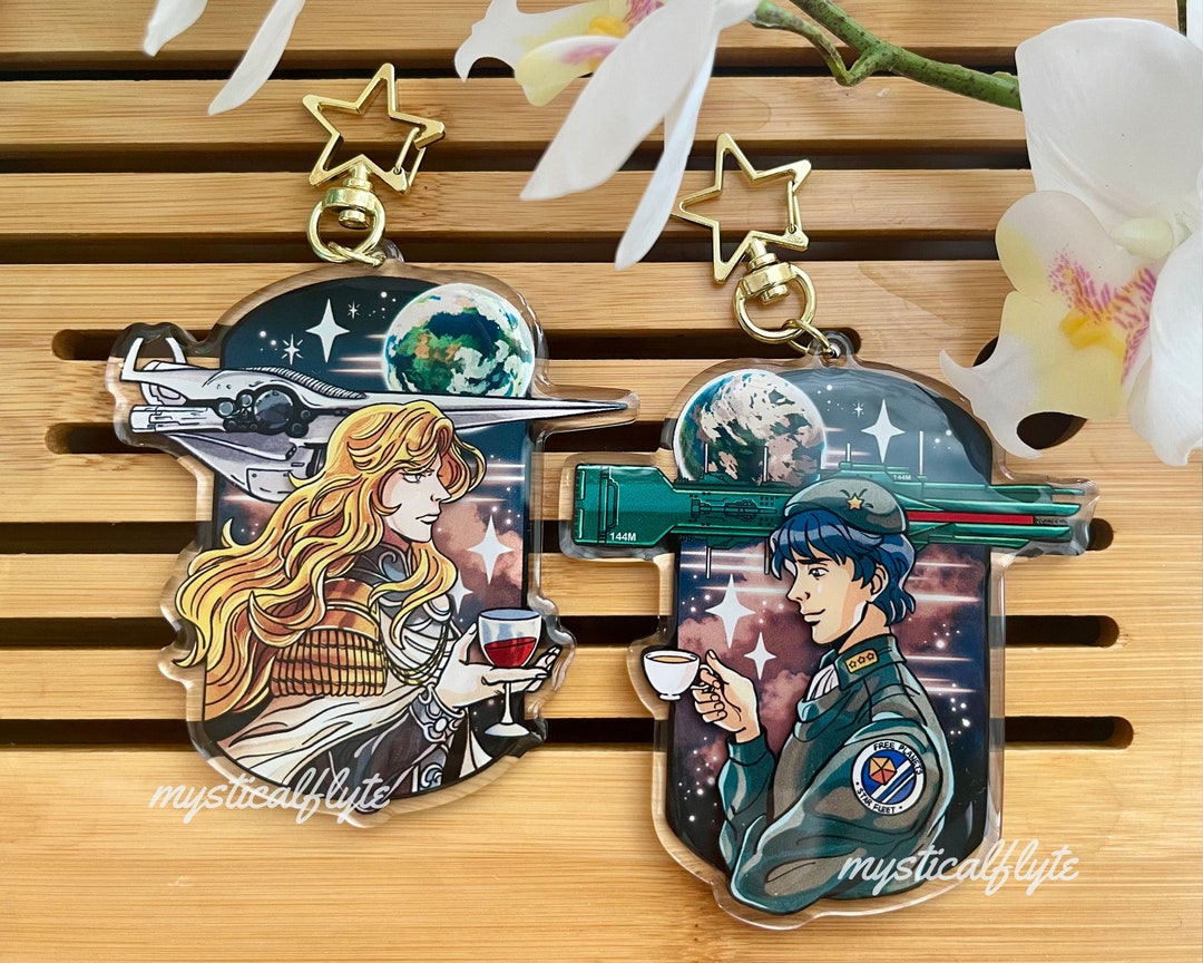 LOGH Legend of the Galactic Heroes 3D Acrylic Keychains - Etsy