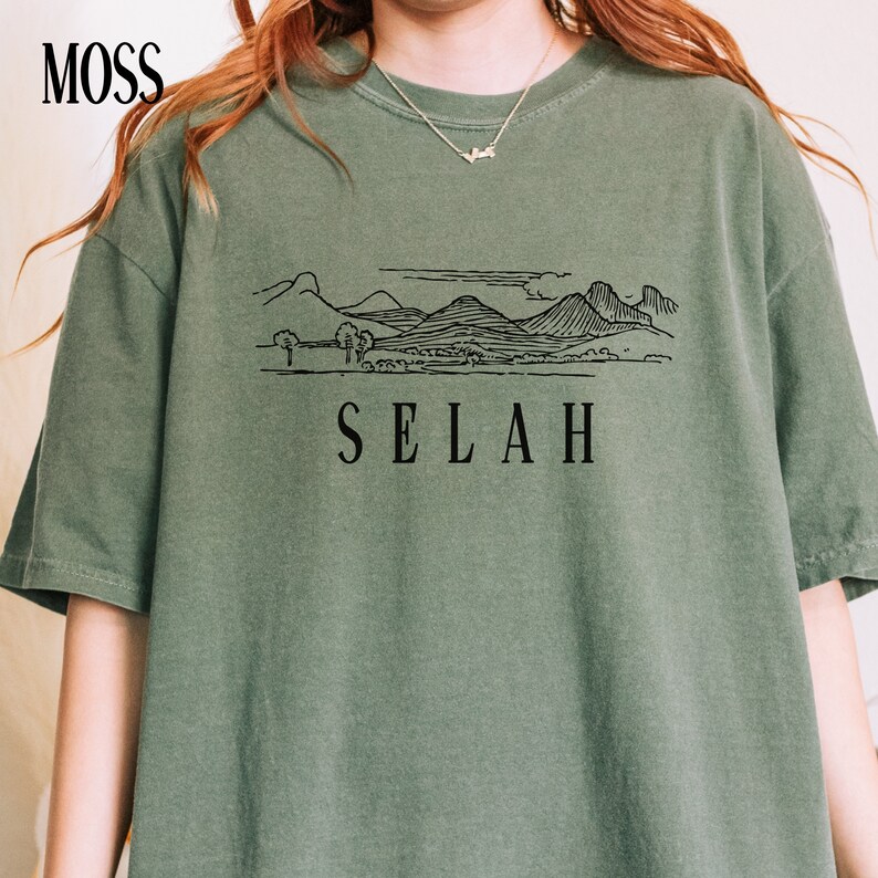 Minimal Christian Shirts Selah Bible Verse Shirt Faith Based Apparel ...