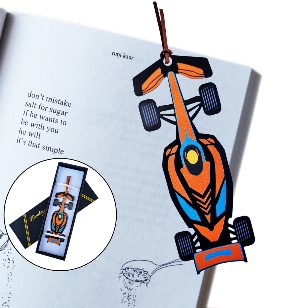 Racing Metal Bookmark Mclaren Fan Gift Motor Racing Gift Racing Car ...