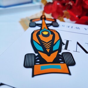 Racing Metal Bookmark Mclaren Fan Gift Motor Racing Gift Racing Car ...