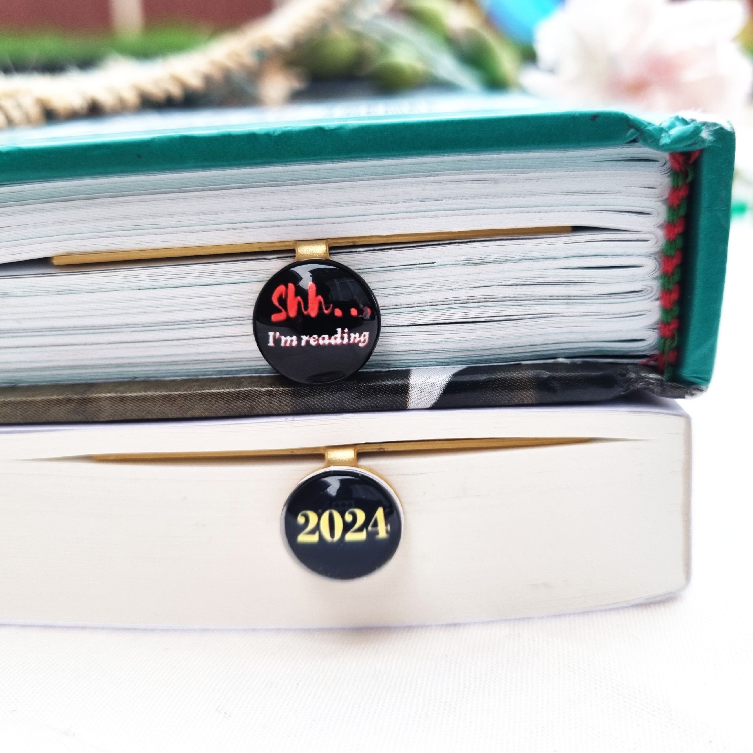 Metal Book Tracker Bookmark Bookshelf Tracker Bookmark Metal Bookmark ...