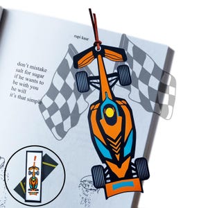 Racing Metal Bookmark Mclaren Fan Gift Motor Racing Gift Racing Car ...