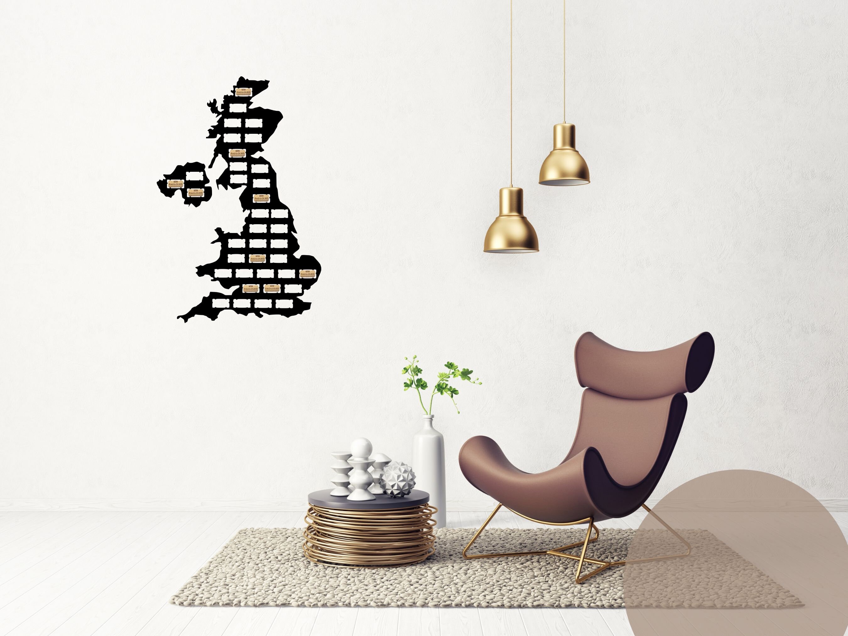 UK Wine Cork Map Metal Wall Art UK Map Wine Lover Gift Gift for Wine ...