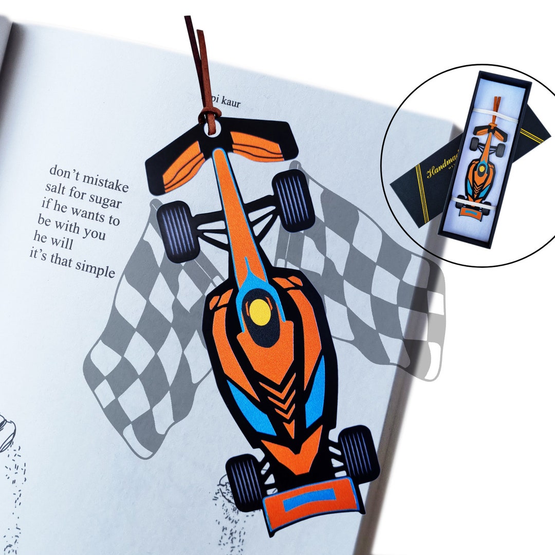 Racing Metal Bookmark Mclaren Fan Gift Motor Racing Gift Racing Car ...