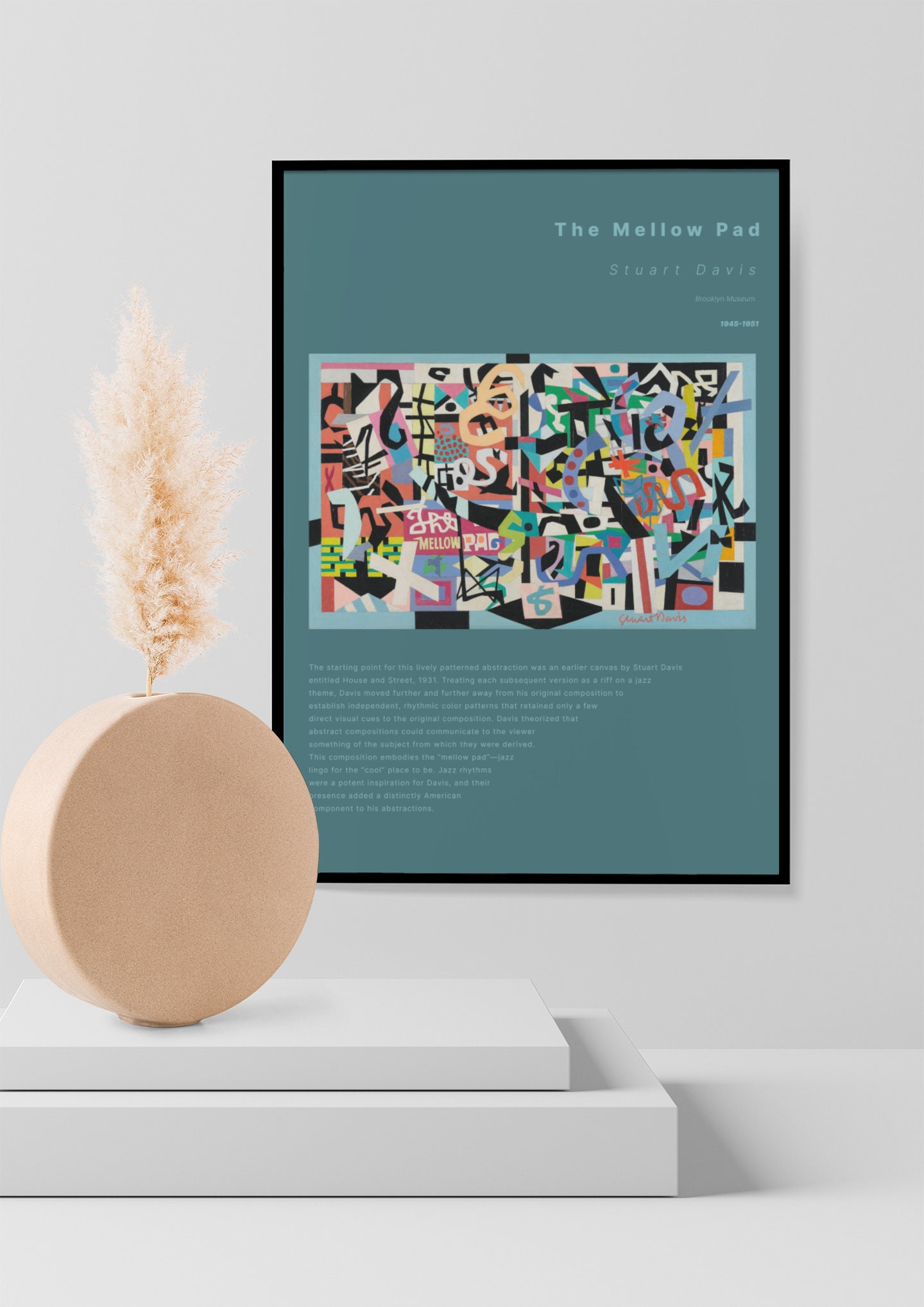 Printable Digital Download Stuart Davis the Mellow Pad - Etsy