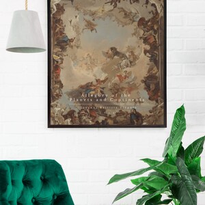 Allegory of the Planets and Continents | Colorful Wall Art | Gallery ...
