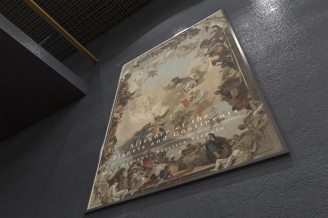 Allegory of the Planets and Continents | Colorful Wall Art | Gallery ...