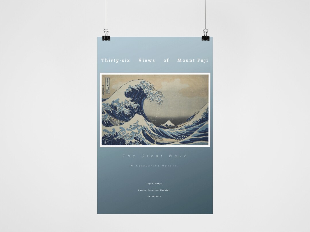 Printable Digital Download | Katsushika Hokusai - the Great Wave ...