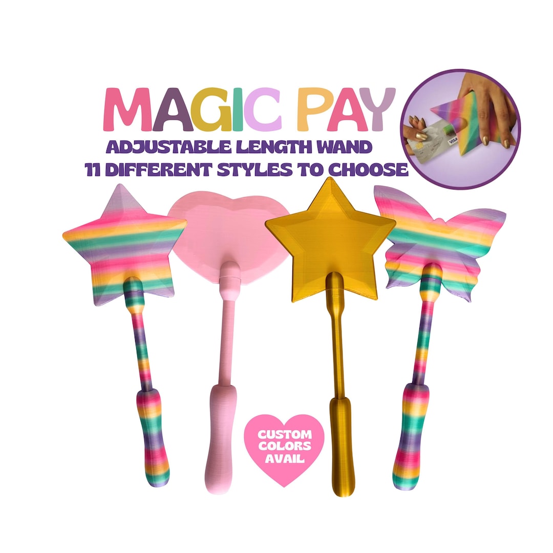 Magic Tap to Pay Wand | Contactless Credit Card Holder | Adjustable ...
