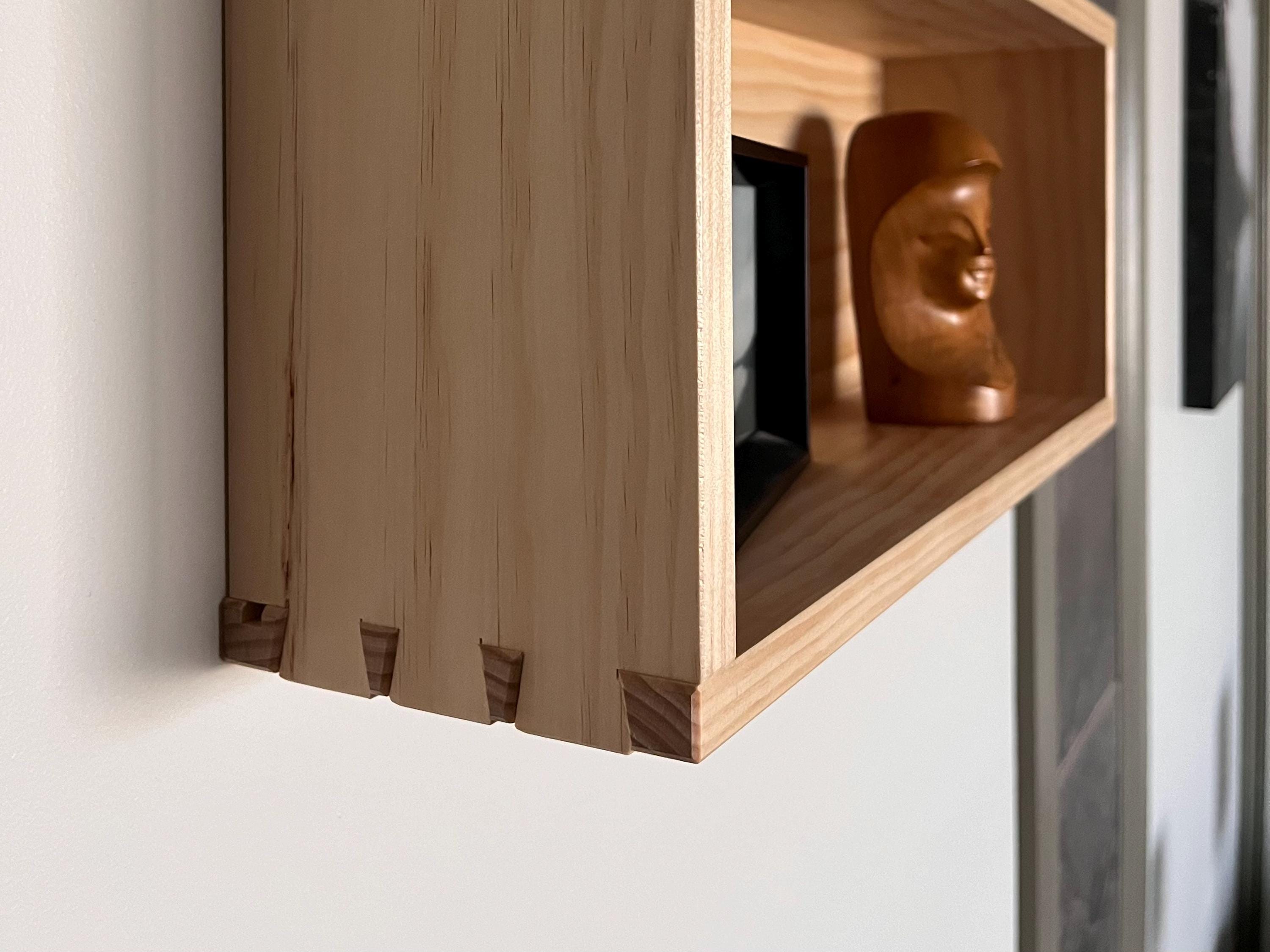 Handmade Wooden Box Shelf - Etsy