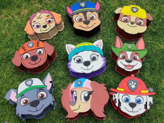 Paw Patrol Box Design - Etsy