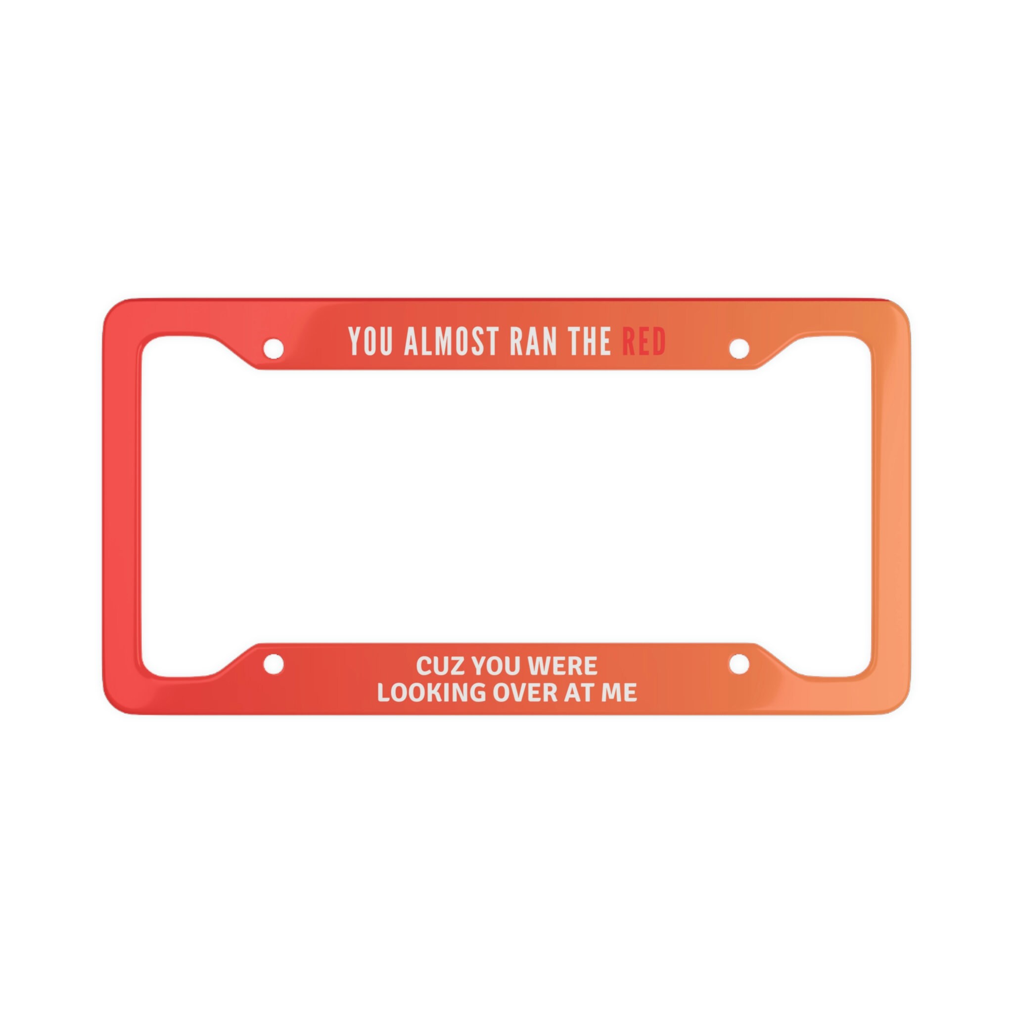 Taylor Swift License Plate Frame, All Too Well, Red, Gifts for Swifties ...