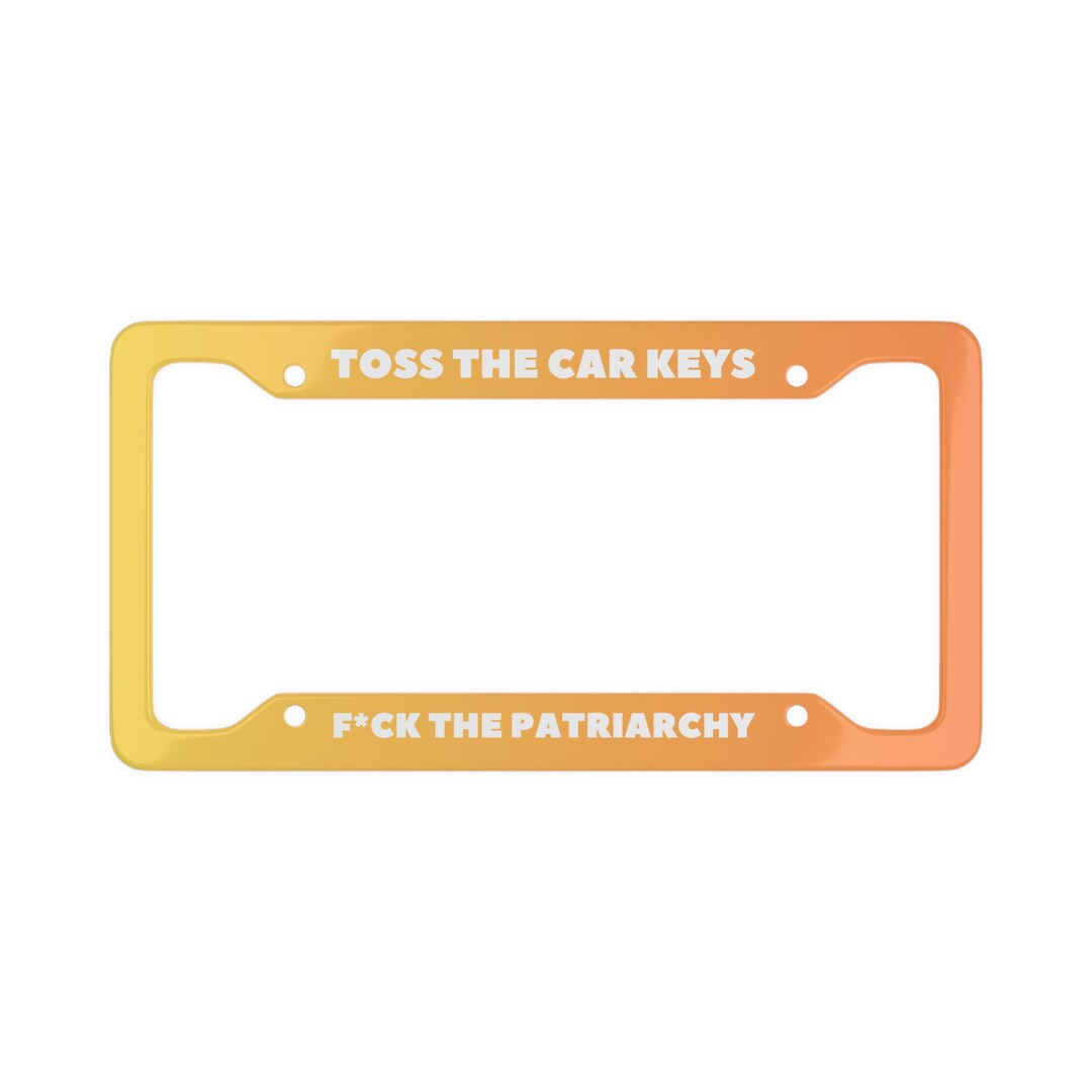 Taylor Swift All Too Well License Plate Frame, Patriarchy, Keychain ...