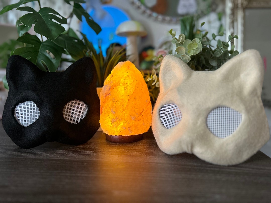 DIY Therian Mask Felted and Mesh Eyes - Etsy