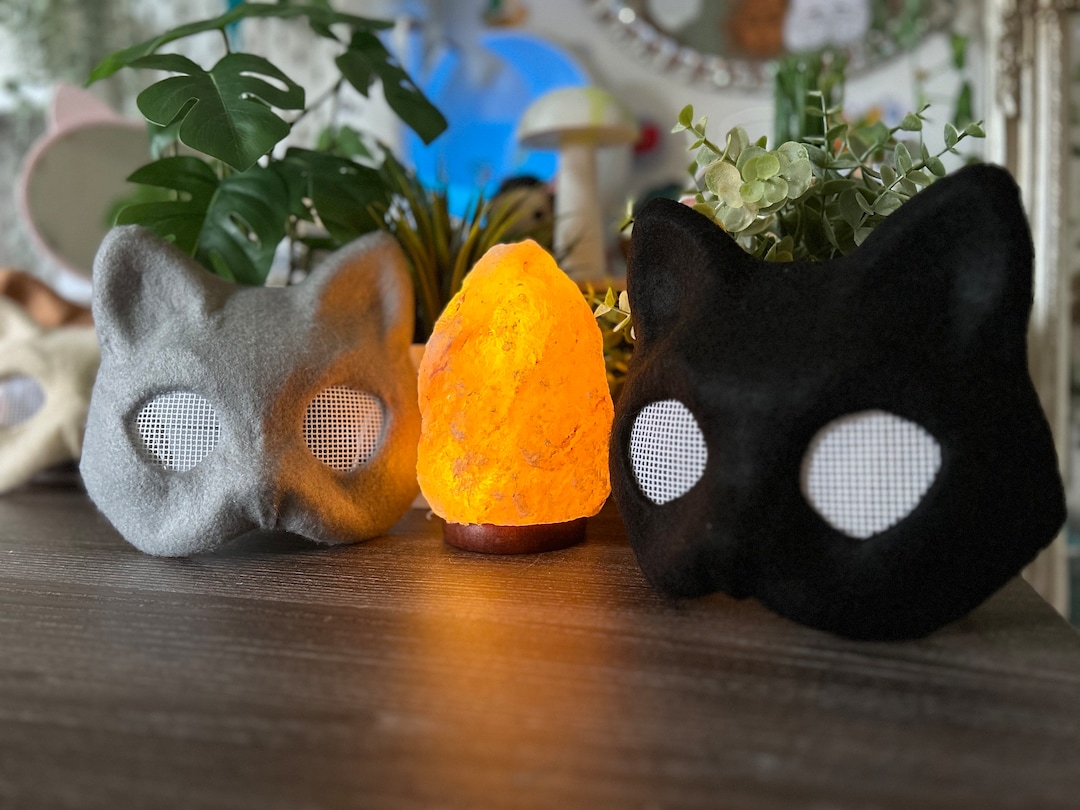 Handmade Felted Cat Mask – Therian, Furry, Cosplay, Choice of Colours ...