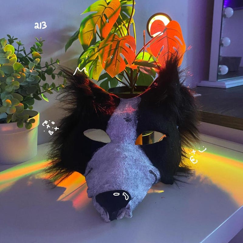 Therian Dog Mask - Etsy