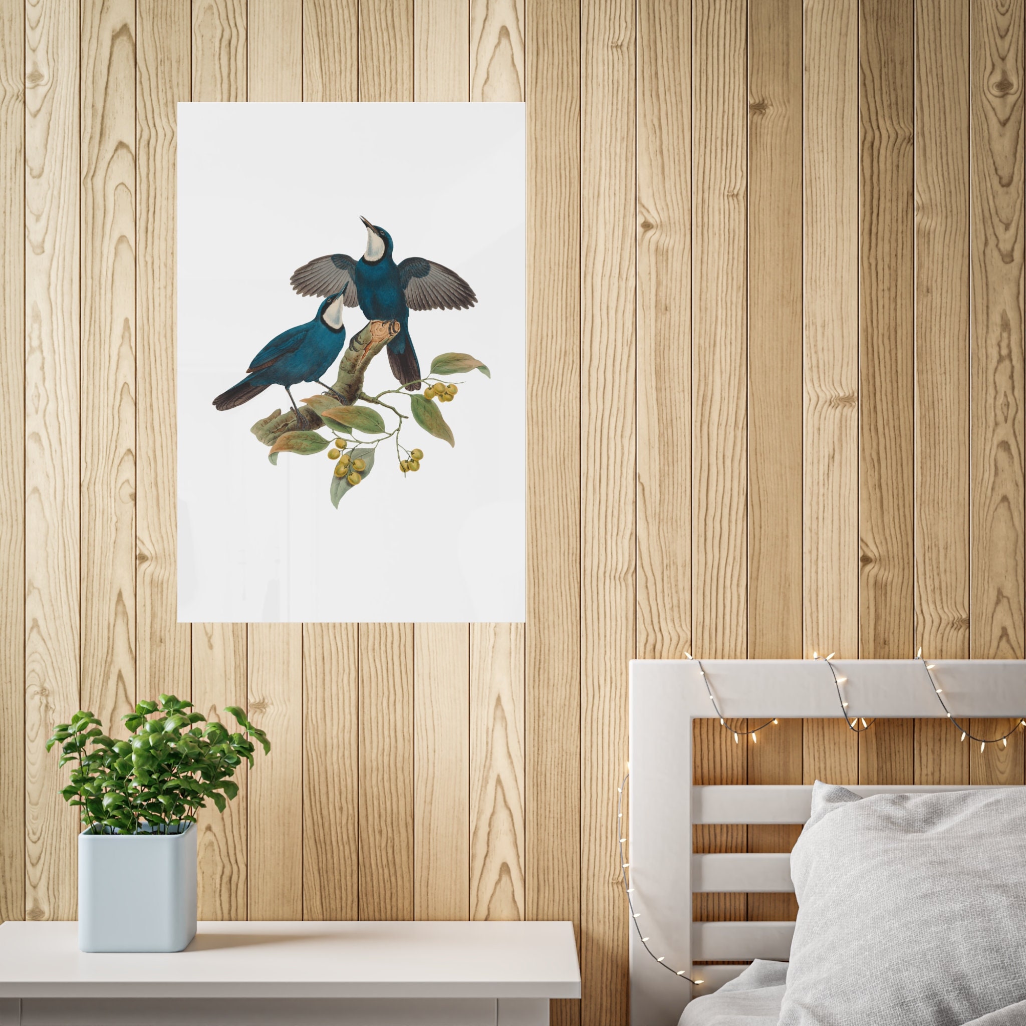 Vintage Birds Poster - Etsy