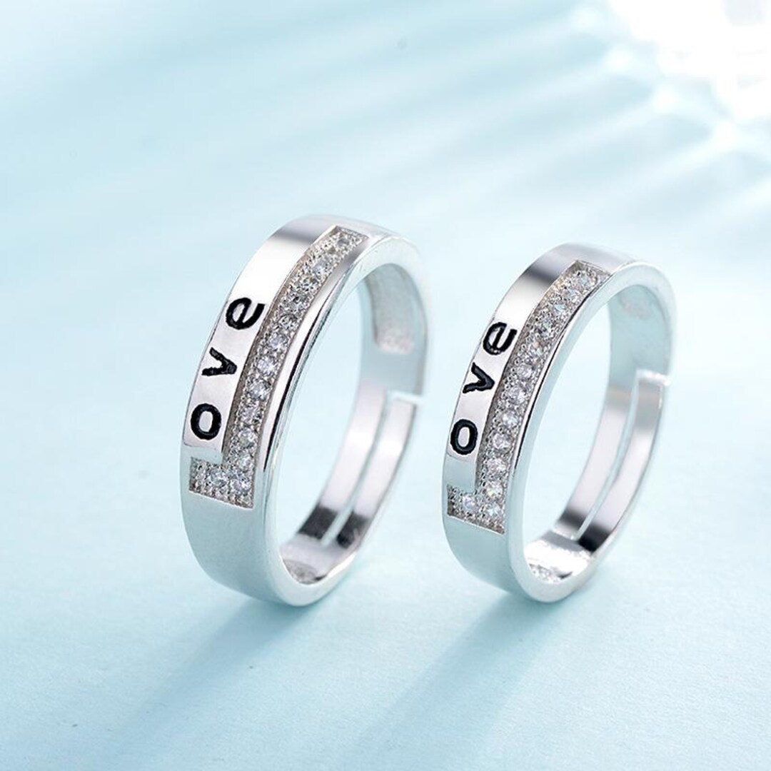 Pandora Rings Couples' Open Ring Men's and Women's Pair Ring Adjustable ...