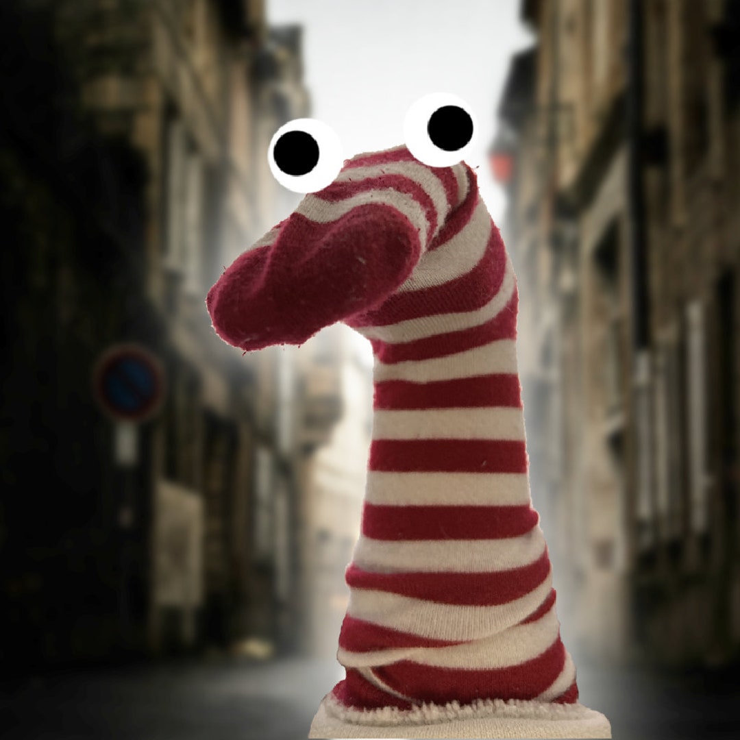 Sock Puppet Pngtuber Model | Greg (red and White Sock) - Etsy