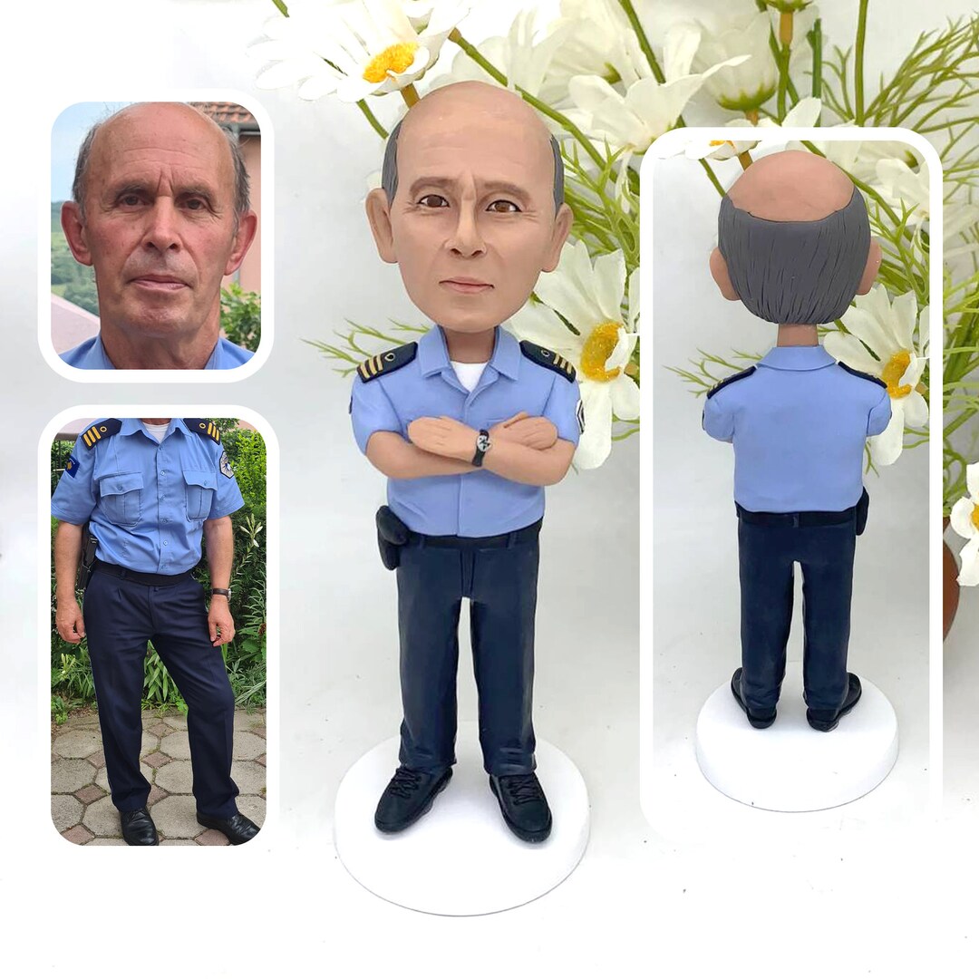 Personalized Patrol Bobbleheads, Custom Police Bobbleheads, Custom ...