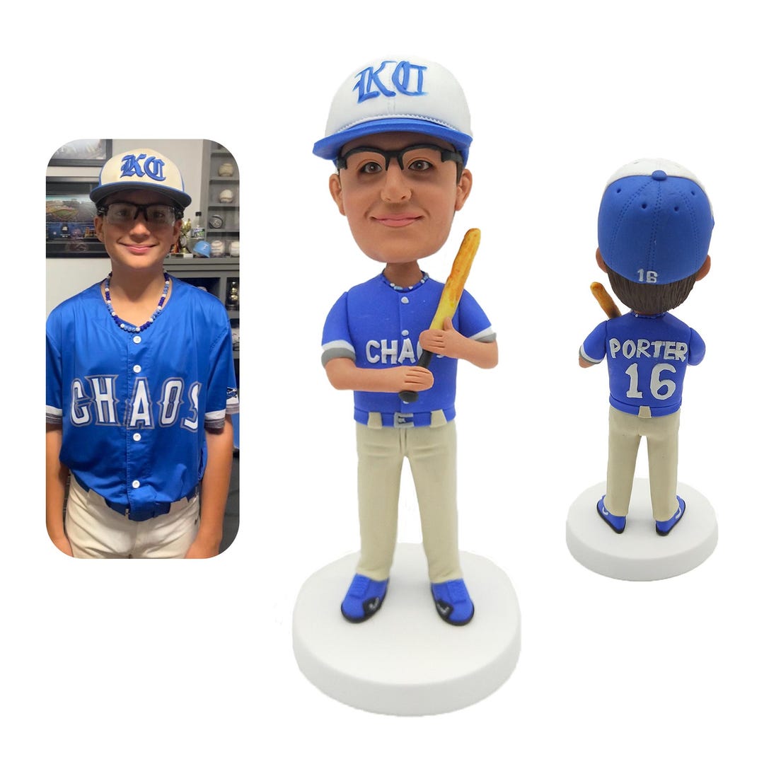 Custom Bobbleheads, Personalized Custom Baseball Player Bobbleheads ...