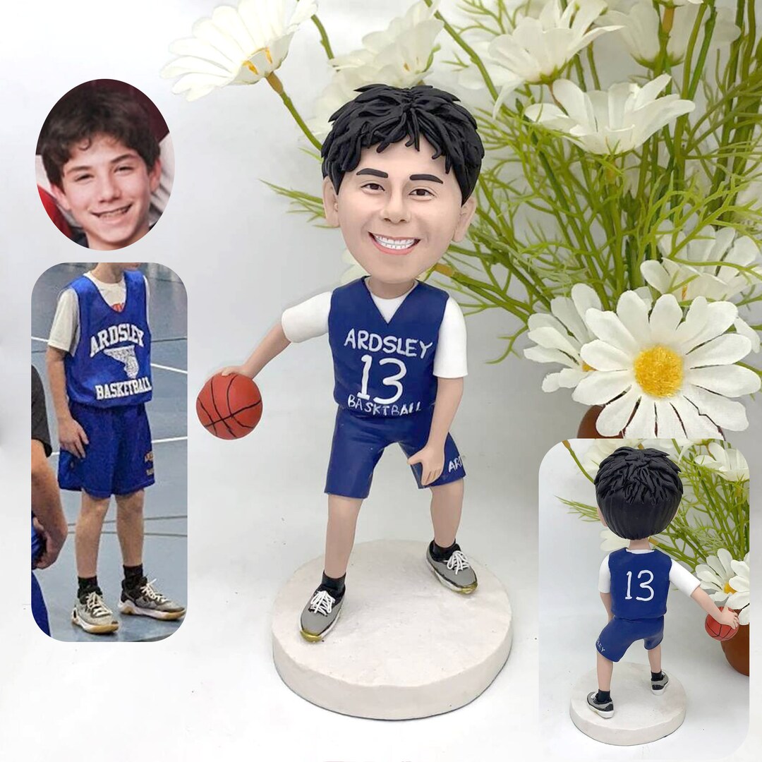 Custom Basketball Bobbleheads, Custom Schoolgirl NBA Bobbleheads ...