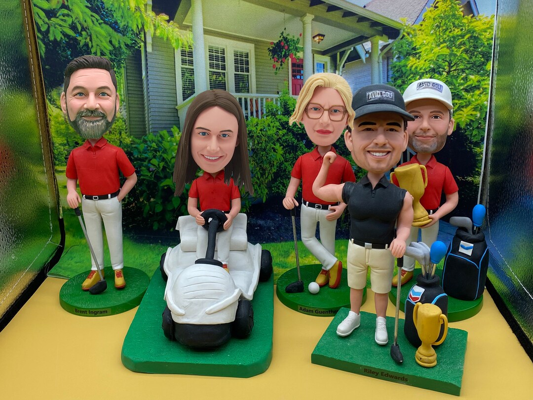 Custom Group Bobbleheads, Custom Wedding Best Man Group Bobbleheads ...
