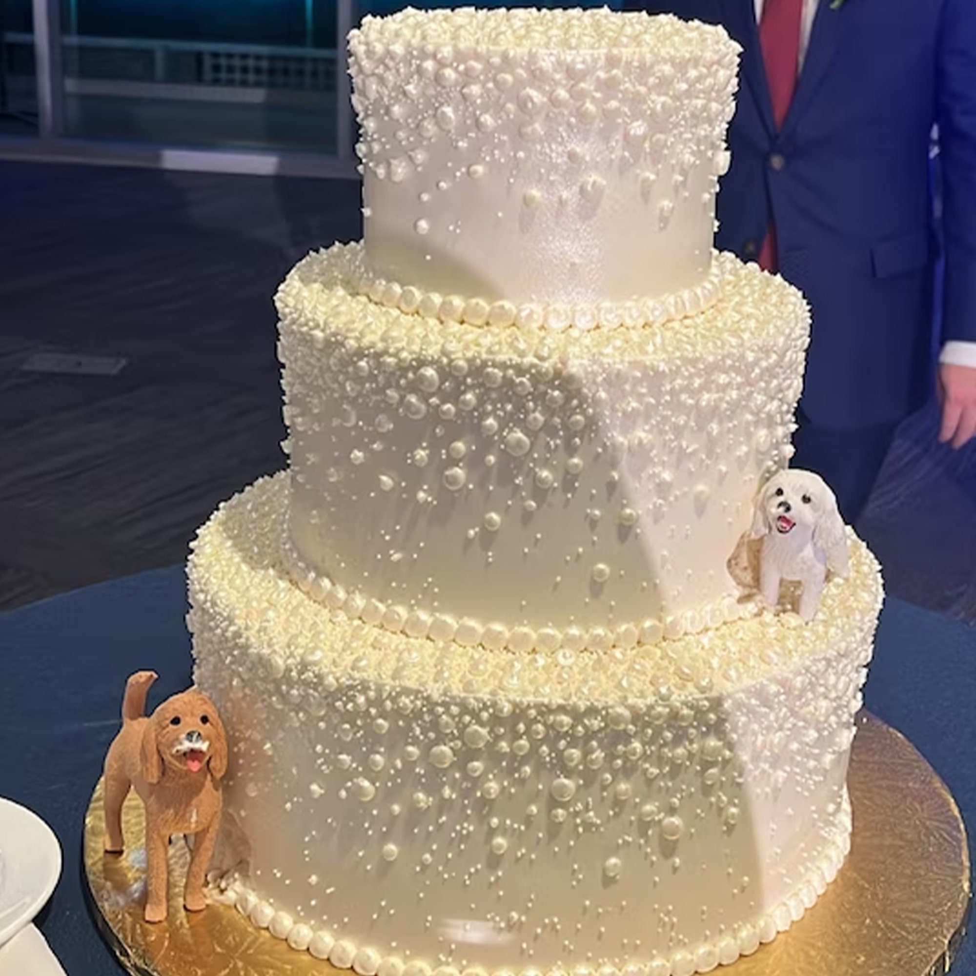 Personalized Custom Pet Dog Wedding Cake Dog Wedding Cake Topper, Pet ...