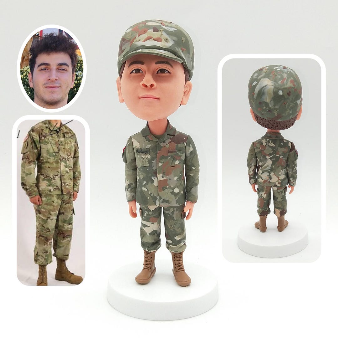 Personalized Custom Bobbleheads, Custom 3D Statues, Custom Soldier ...