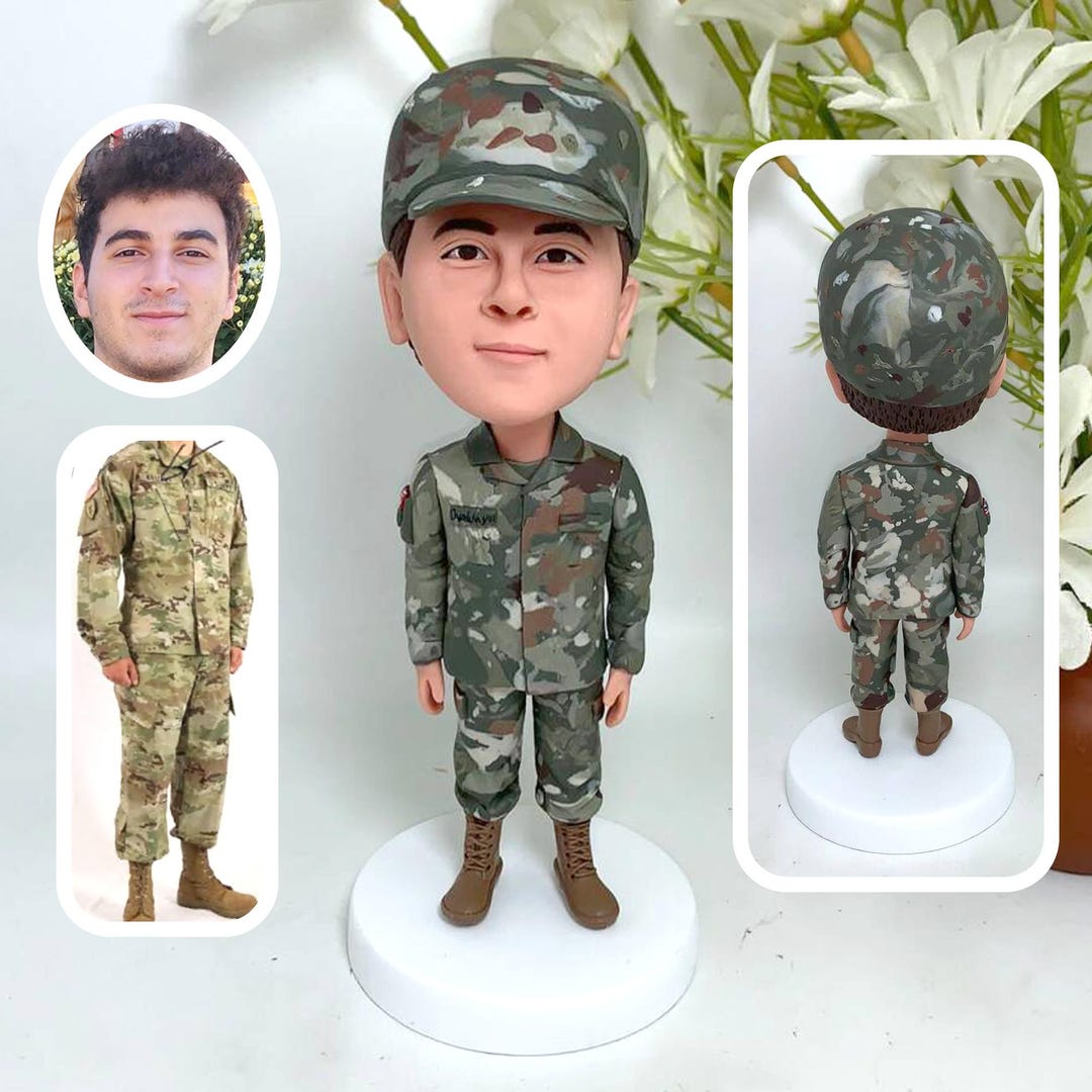 Custom Bobbleheads, Personalized Custom Bobbleheads, Custom Soldier ...