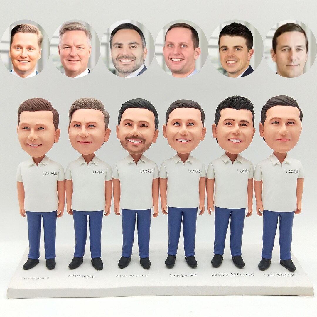 Custom Bobbleheads,custom Group Bobbleheads,custom Company Staff ...