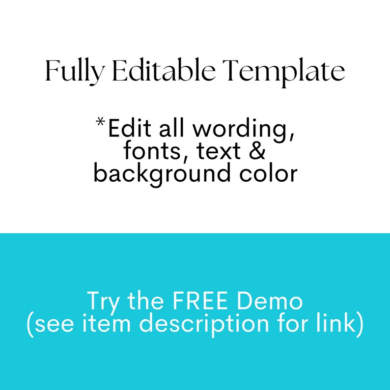 Blue Floral Save the Date Digital Template | Editable Template ...