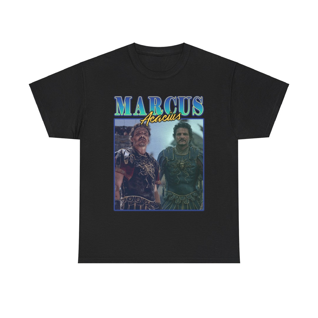 Pedro Pascal as Marcus Acacius Gladiator II Bootleg Vintage Shirt - Etsy